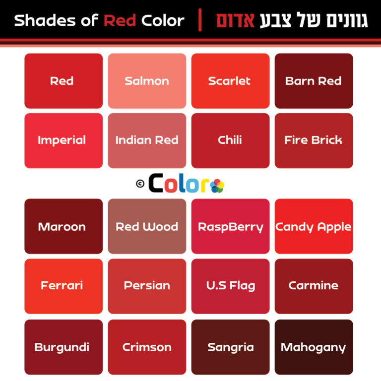 גוונים של צבעים - color | הכל על צבעים בעולם העיצוב